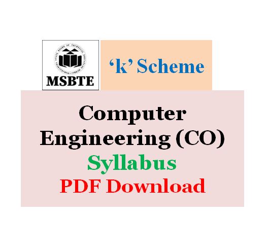 Msbte Computer Engineering Co Syllabus ‘k Scheme Truexams 